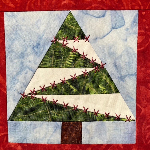 tree stitching close up – Presto Avenue Designs
